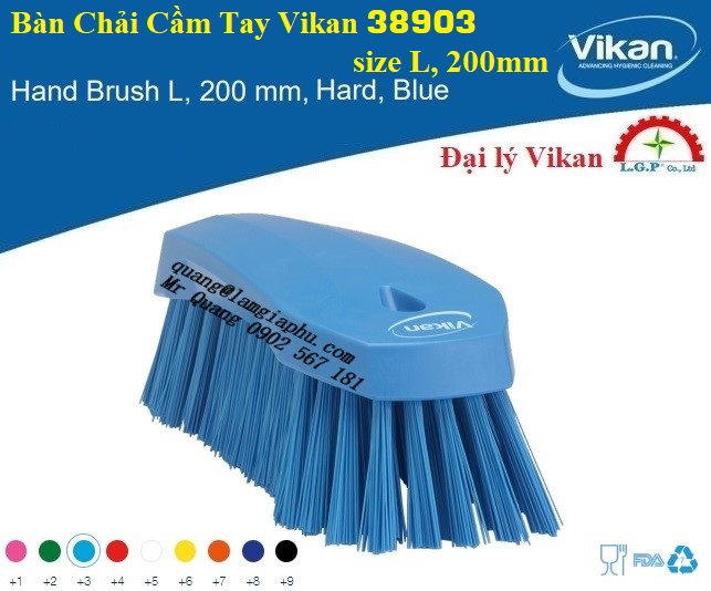 Vikan 38903 - Bàn Chải Cầm Tay Vikan 38903 size L, 200mm