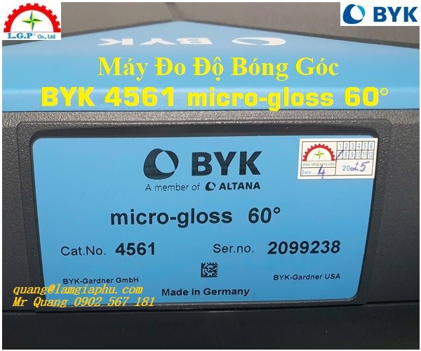 BYK 4561 – Máy Đo Độ Bóng BYK 4561 micro-gloss 60°