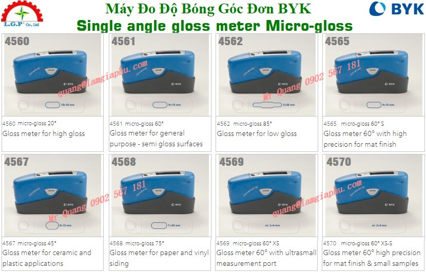 BYK 4561 – Máy Đo Độ Bóng BYK 4561 micro-gloss 60°